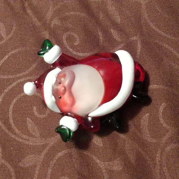 Jewelry | Light Up Santa Claus Pin | Poshmark